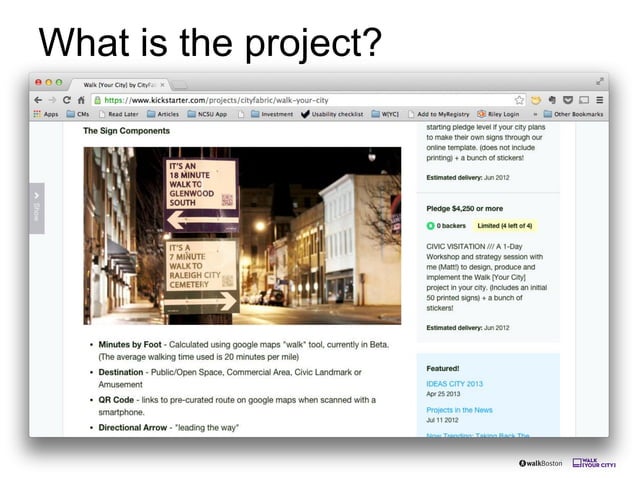 Kickstarting A Community Project | PPT