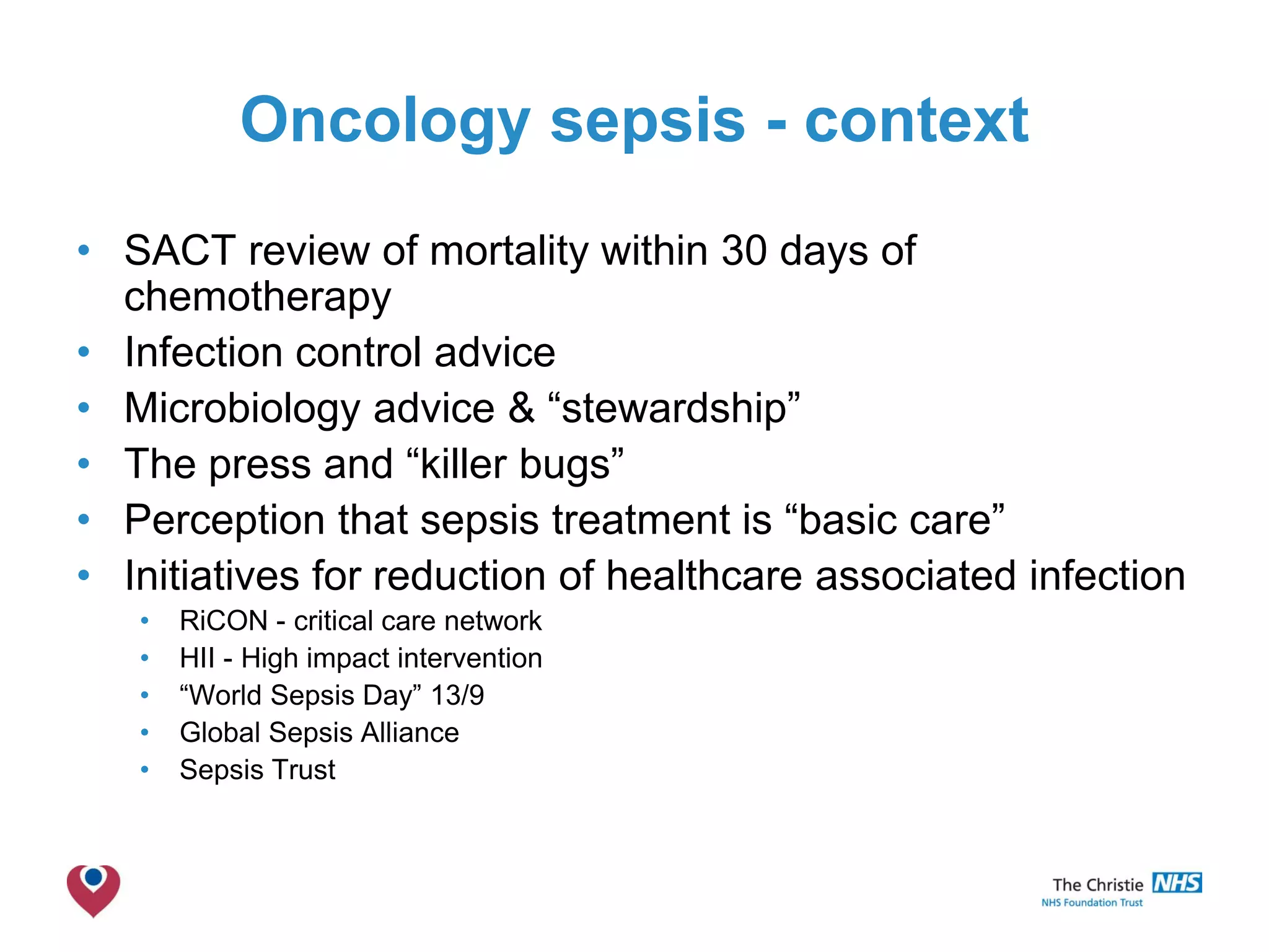 Sepsis National Approach | PDF