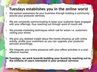 Tuesdays Corp Company Profile | PPT
