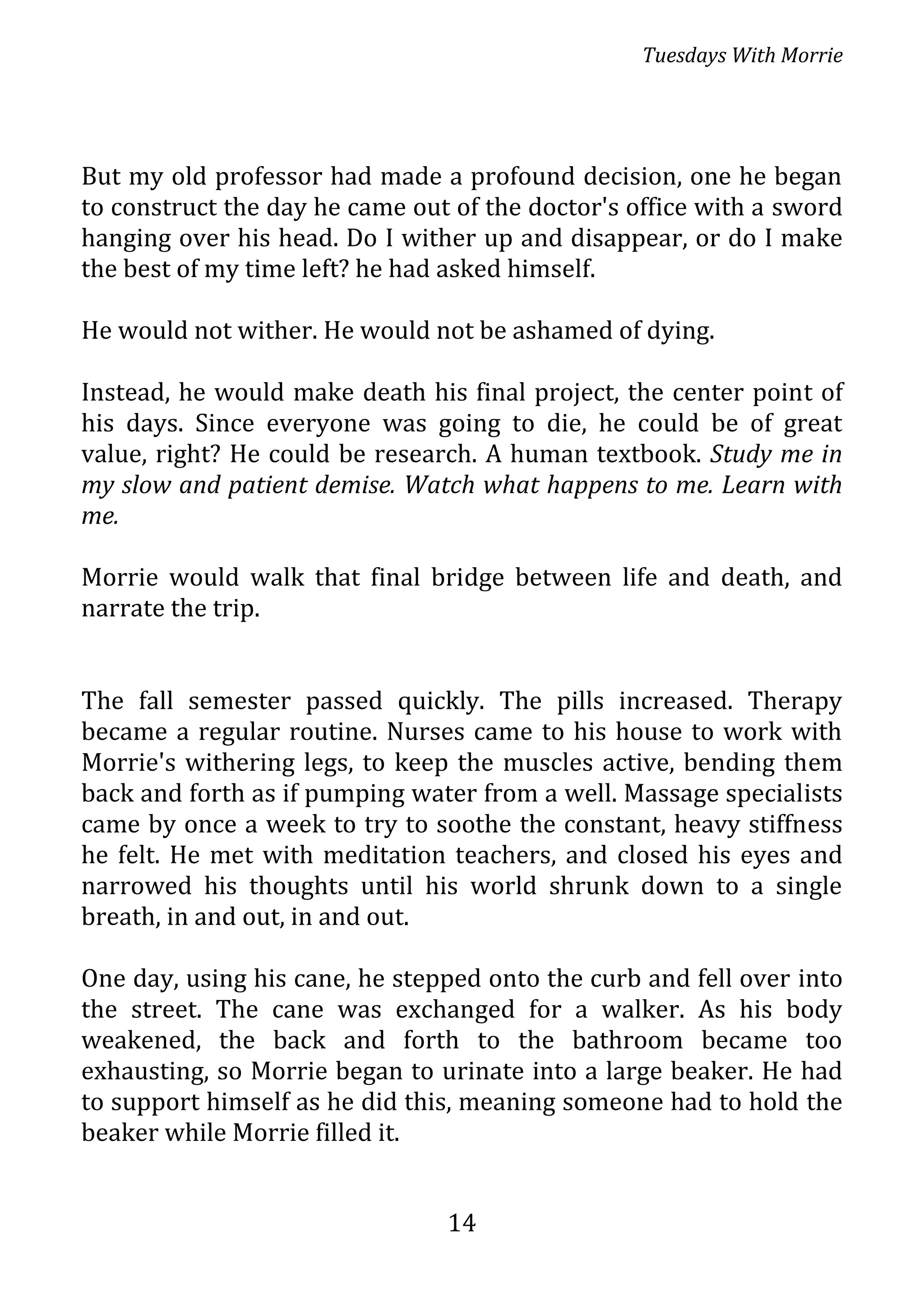 Tuesdays with morrie | PDF