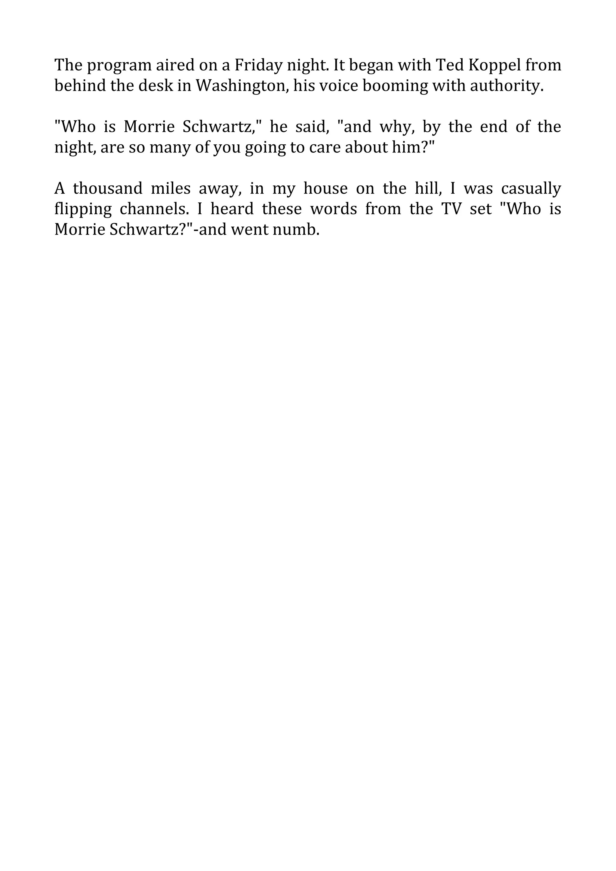 Tuesdays with morrie | PDF
