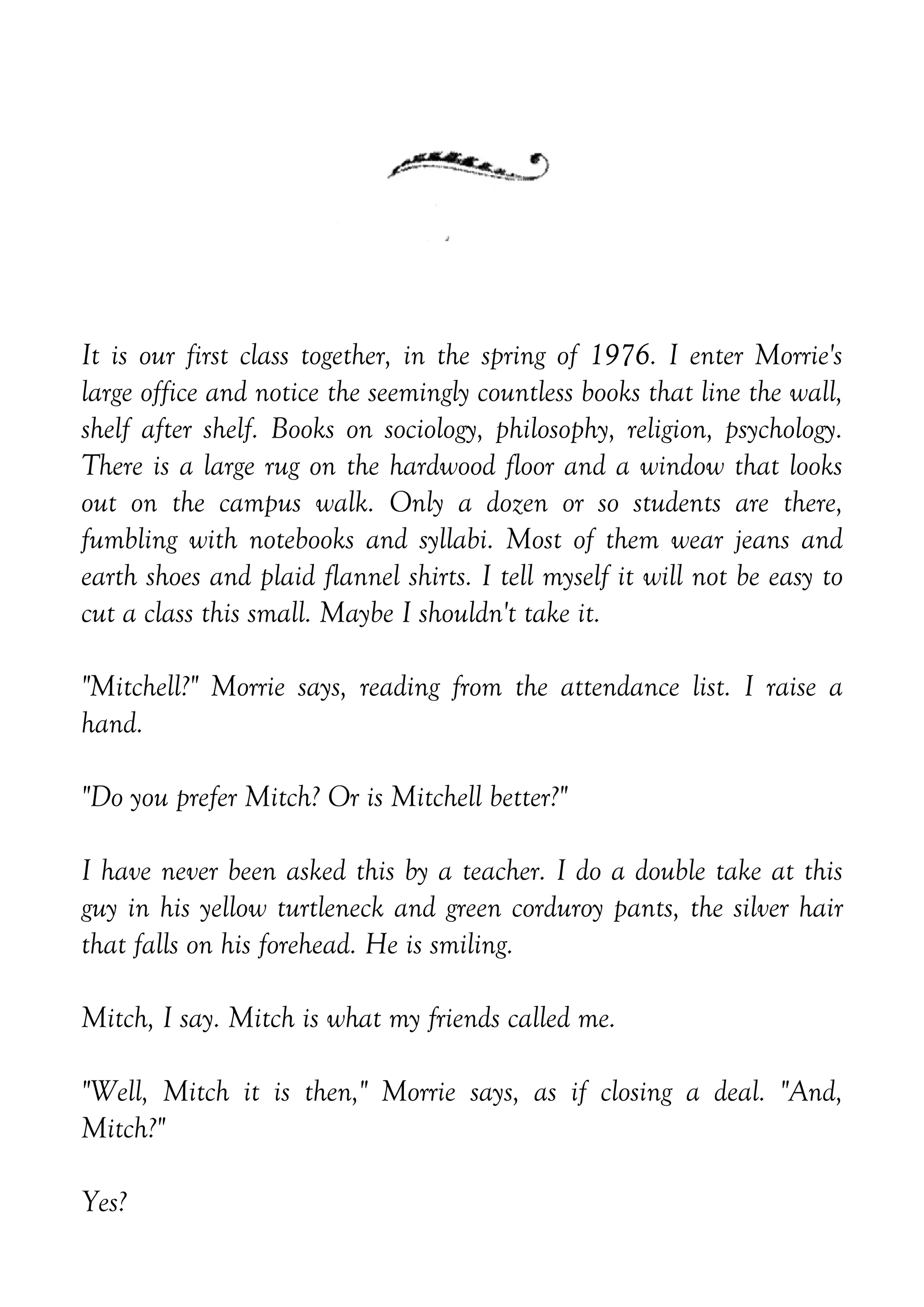 Tuesdays with morrie | PDF