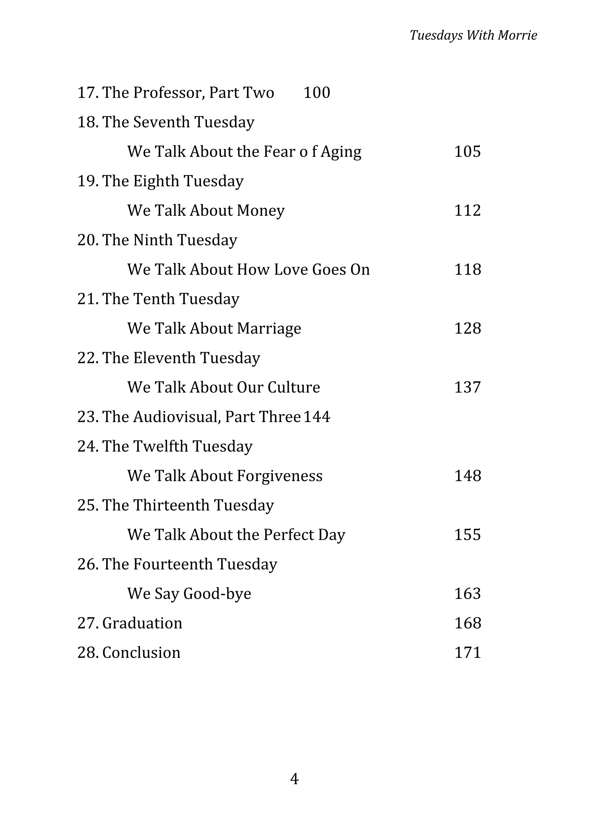 Tuesdays with morrie | PDF