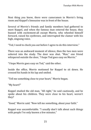 Tuesdays with morrie | PDF