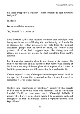 Tuesdays with morrie | PDF