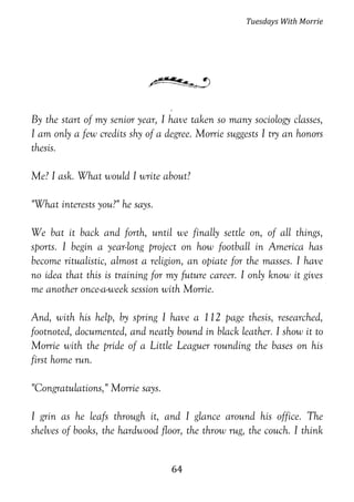 Tuesdays with morrie | PDF