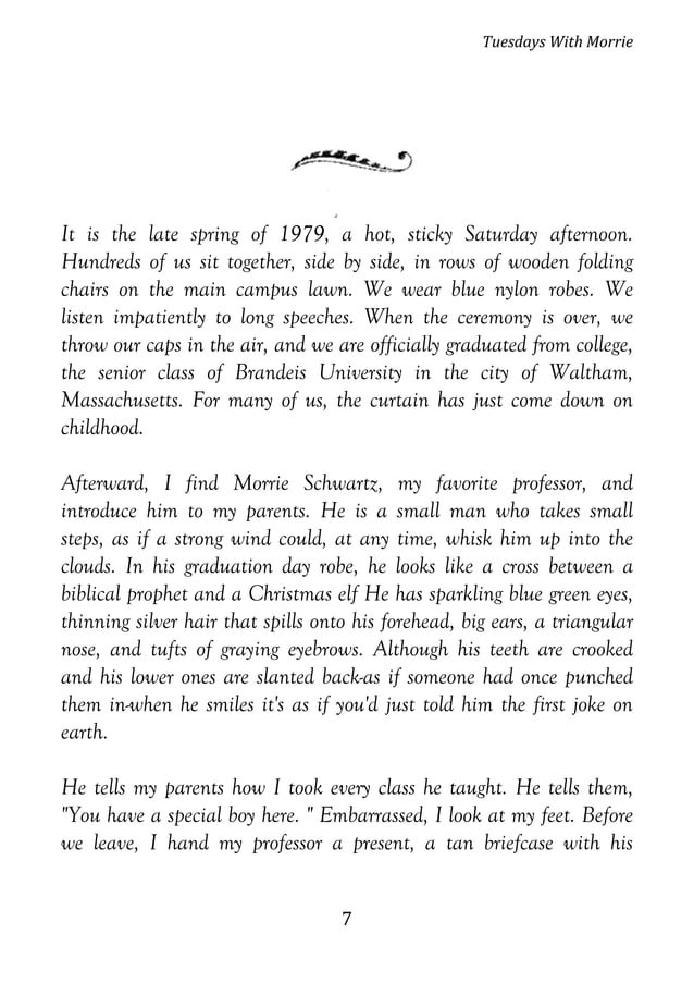 Tuesdays with morrie | PDF