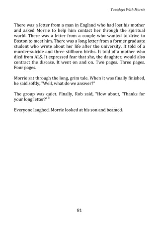 Tuesdays with morrie | PDF