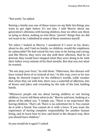 Tuesdays with morrie | PDF