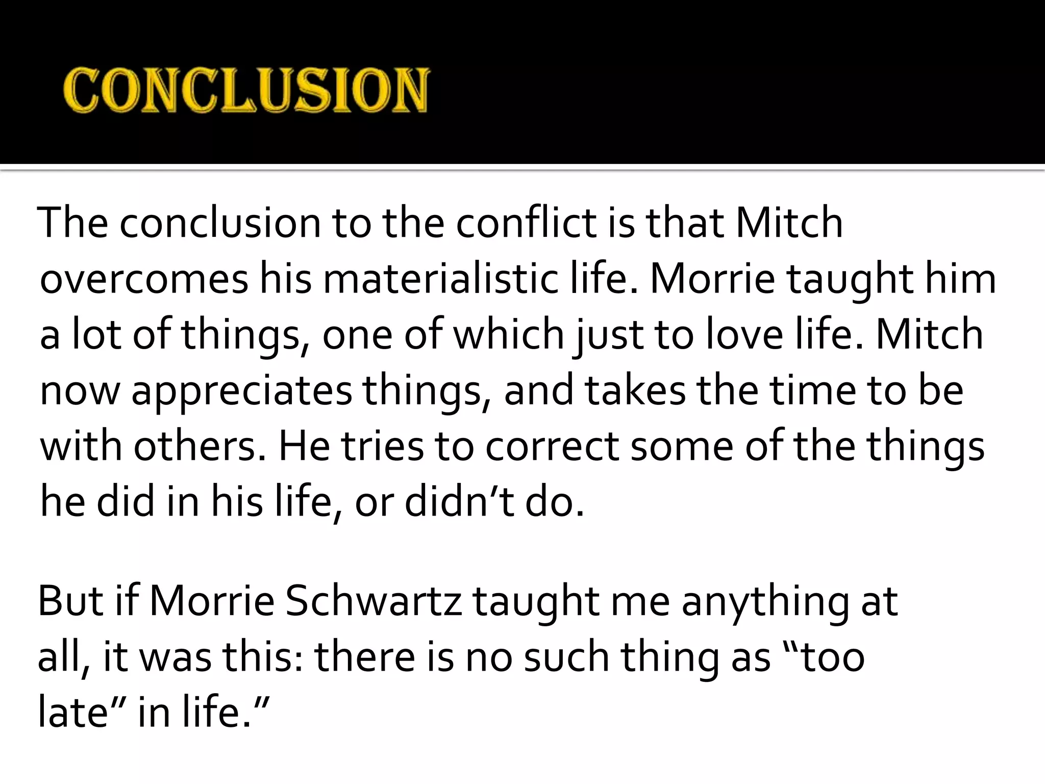 Tuesdays with Morrie | PPTX