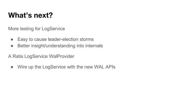 Floating on a RAFT: HBase Durability with Apache Ratis | PPT | Free Download