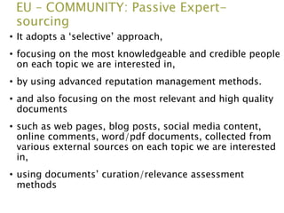 A Maturity Stages Model for SM-based Citizen sourcing - The EU ...