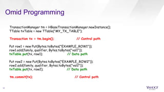 Scaling Cloud-Scale Translytics Workloads with Omid and Phoenix | PPTX