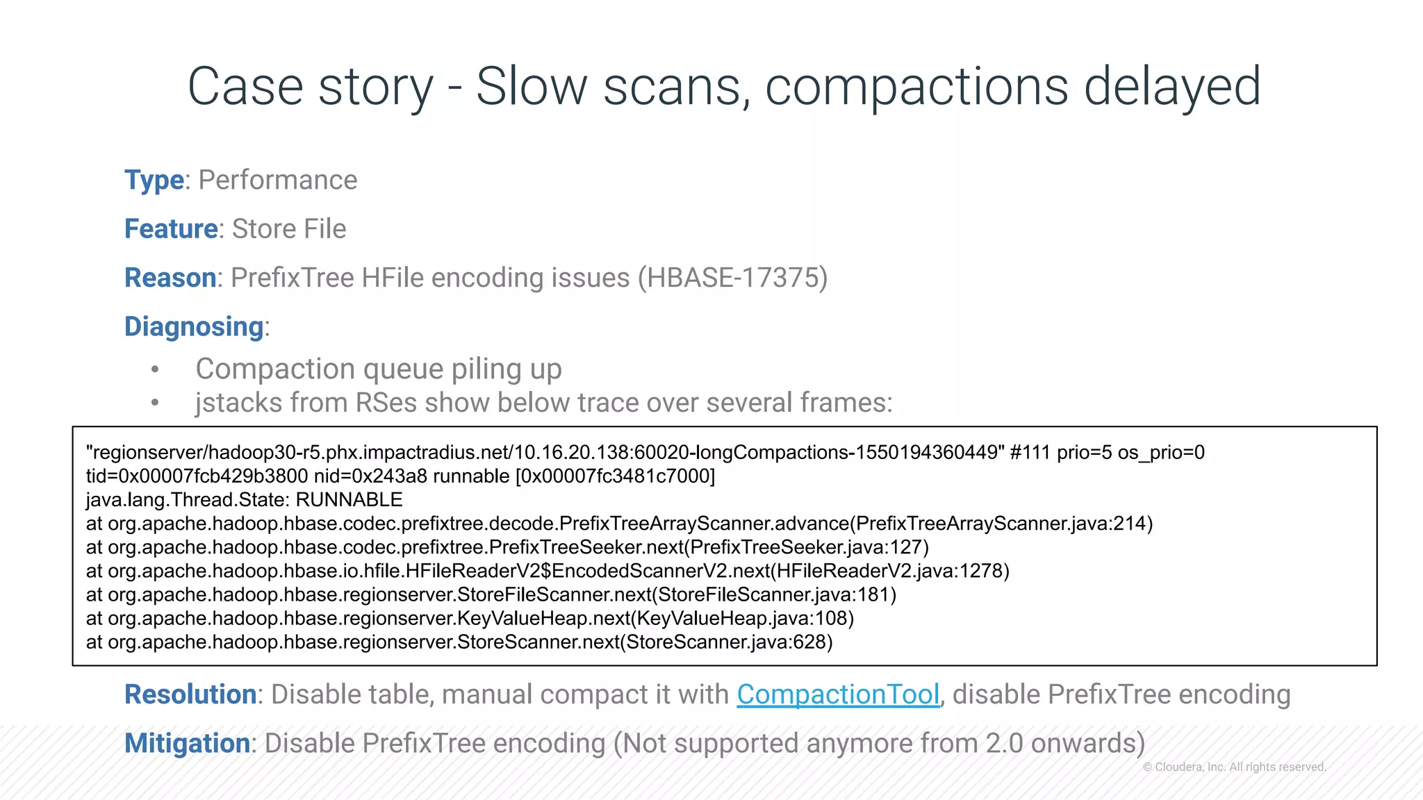 HBase Tales From the Trenches - Short stories about most common HBase ...