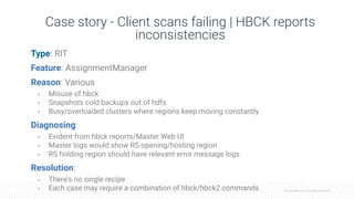 HBase Tales From the Trenches - Short stories about most common HBase operation/deployment ...