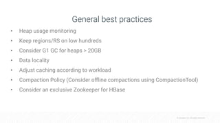 HBase Tales From the Trenches - Short stories about most common HBase ...