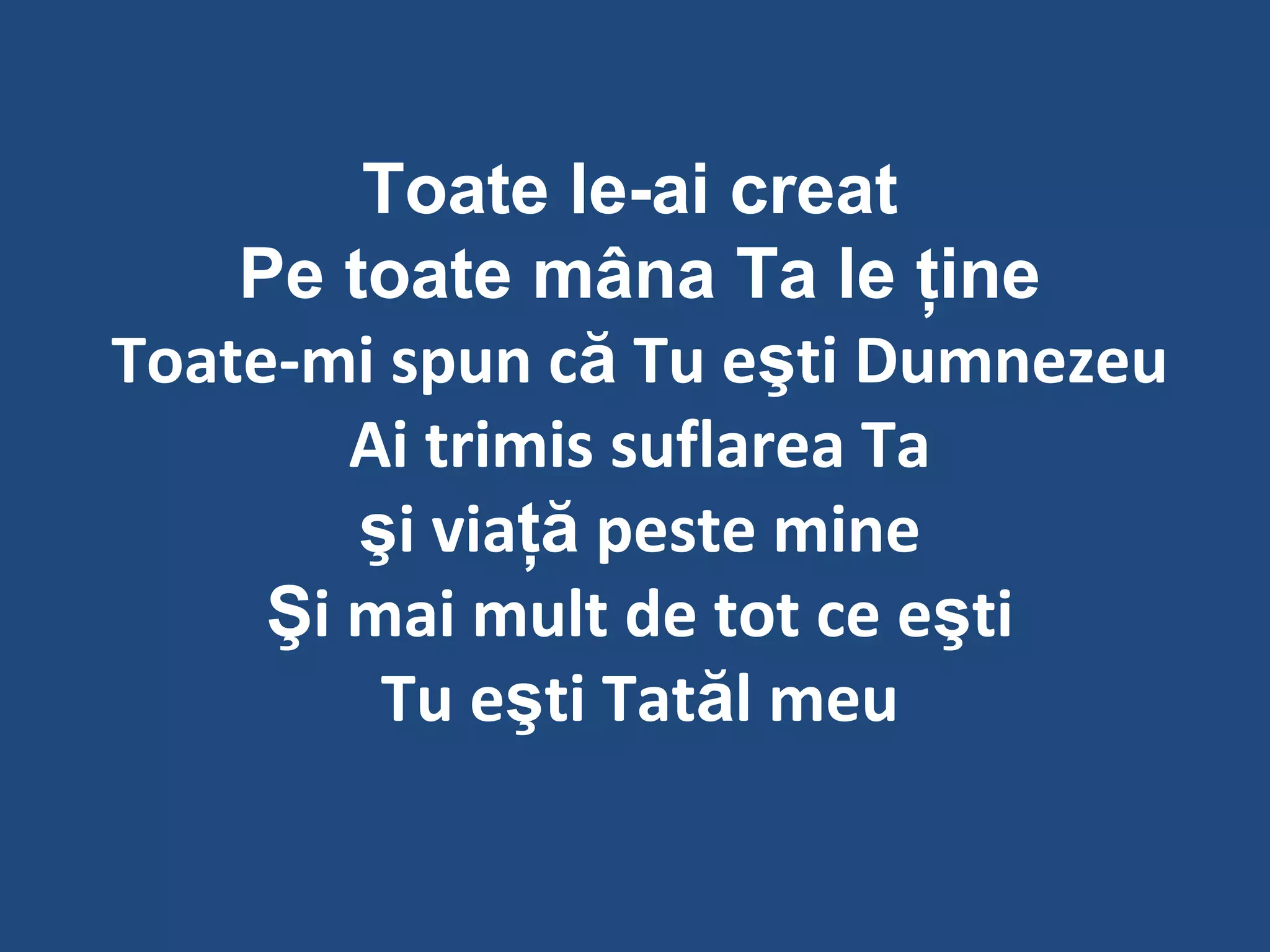 Tu esti creatorul ( g ) | PPT