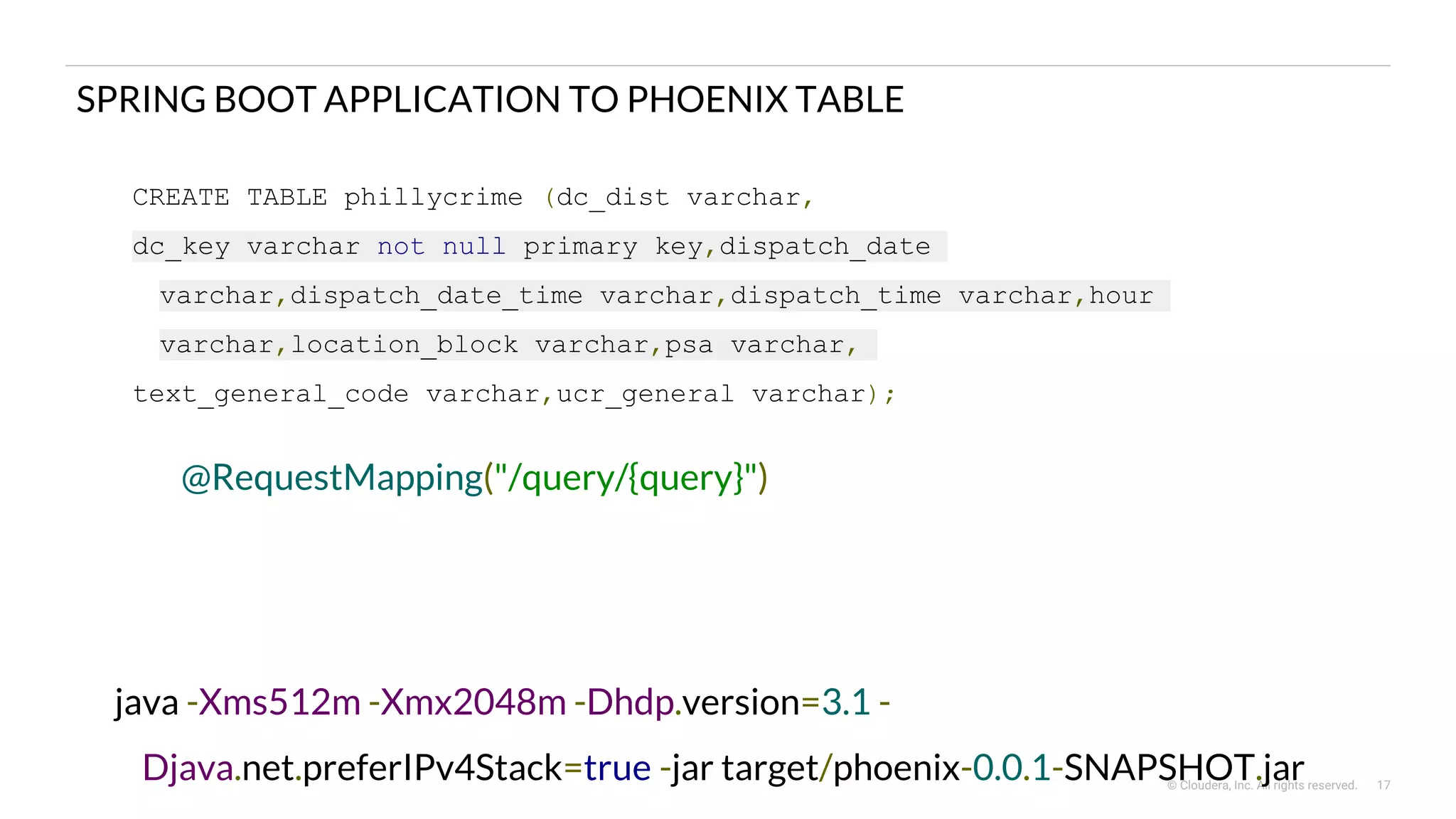 Tracking Crime as It Occurs with Apache Phoenix, Apache HBase and Apache NiFi | PPTX