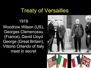 Tues treaty of versailles | PPTX | Death, Injury, or Military Conflict ...