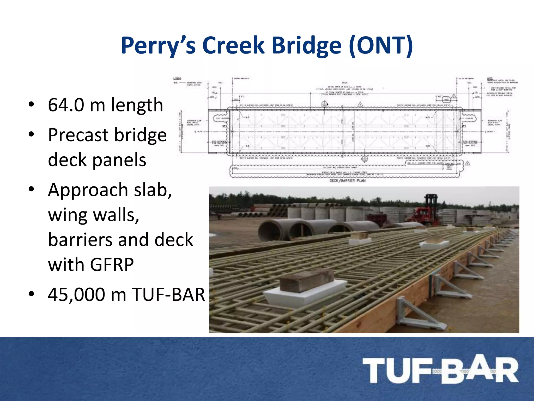 TUF-BAR Canada Fiberglass Rebar Company Overview | PPTX