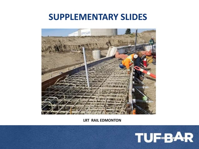 TUF-BAR Canada Fiberglass Rebar Company Overview | PPTX