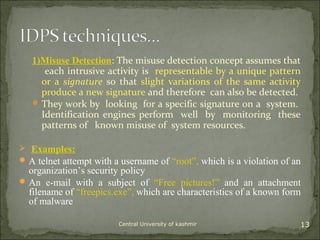 intruders types ,detection & prevention | PPT