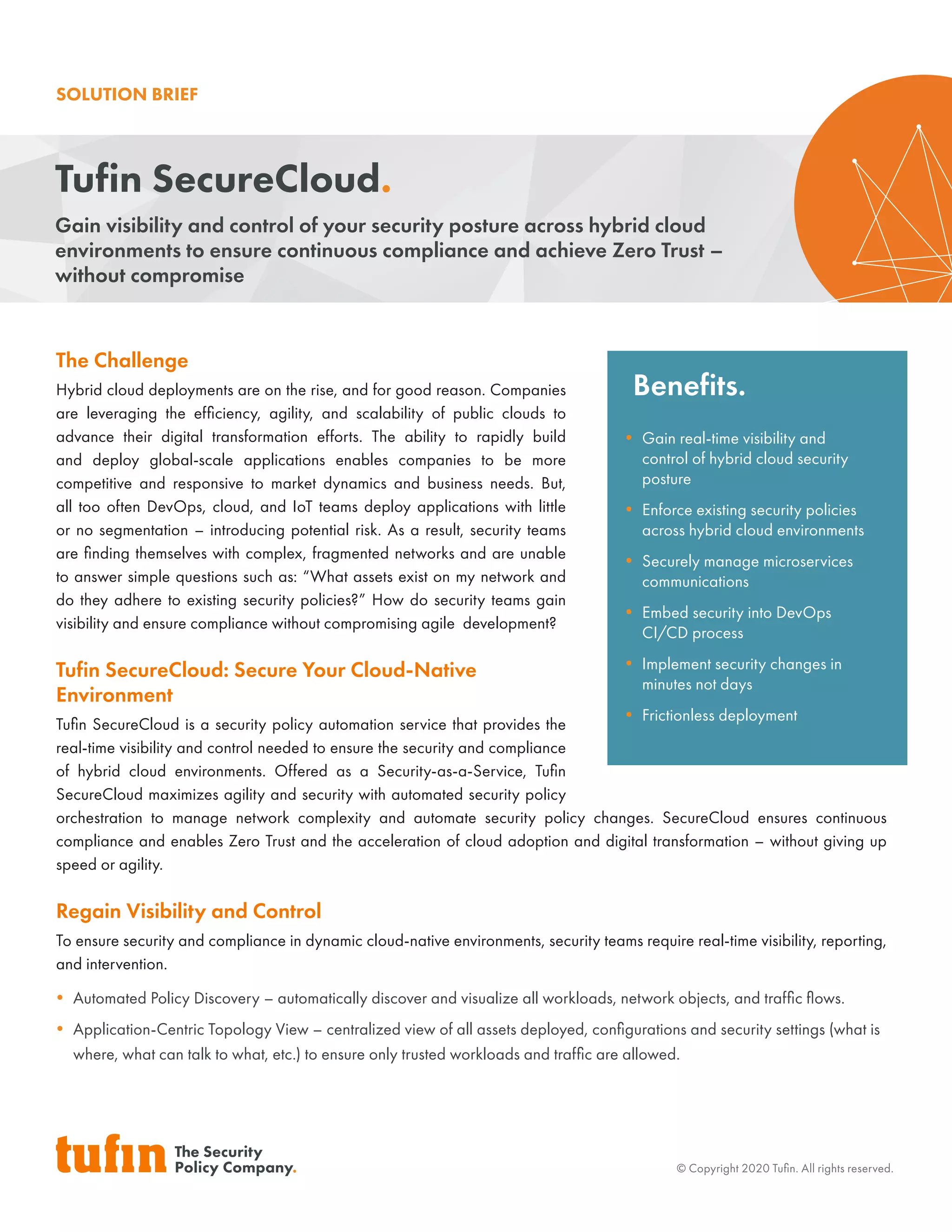 Tufin SecureCloud | PDF