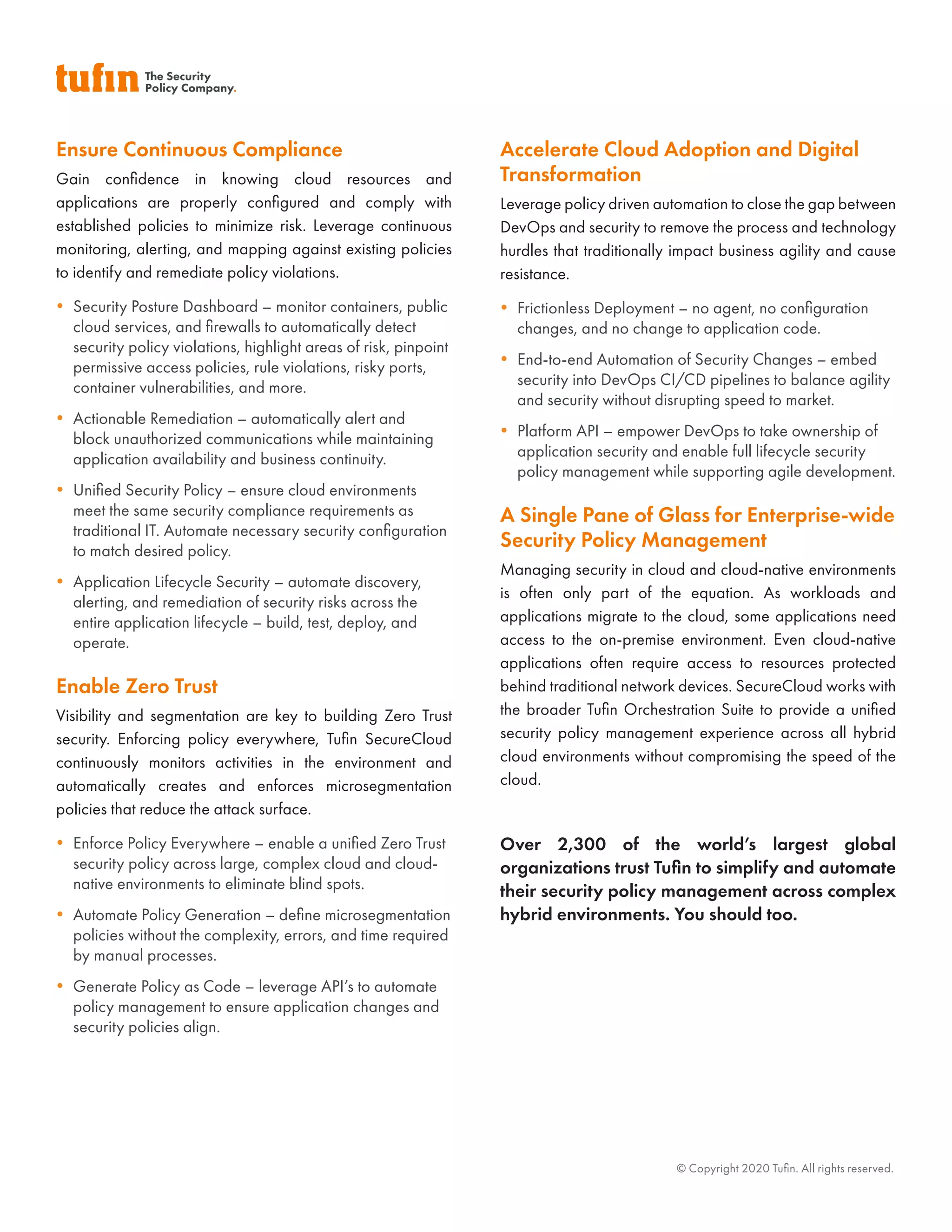 Tufin SecureCloud | PDF