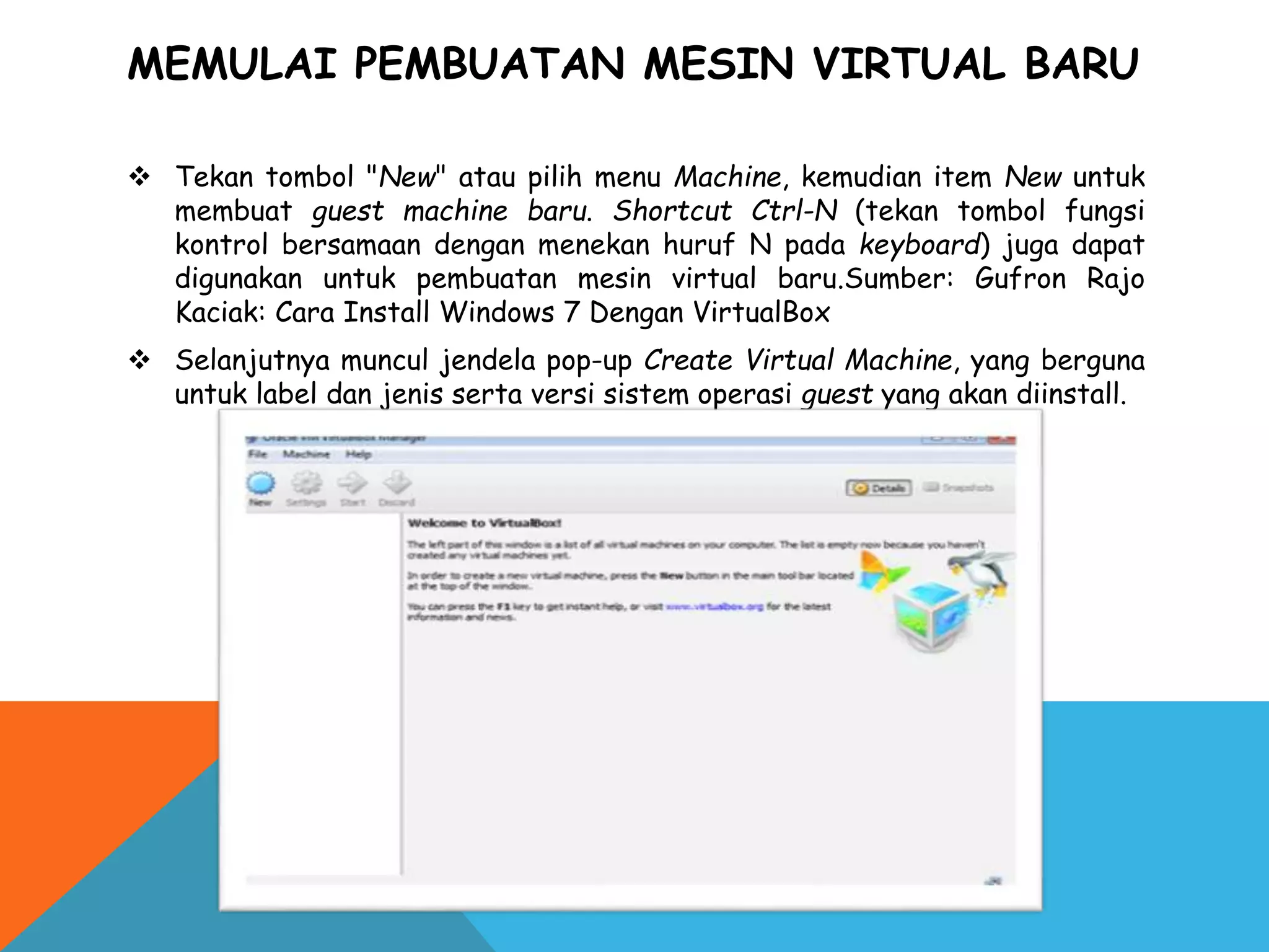 Membuat mesin virtual | PPT