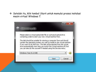 Membuat mesin virtual | PPT
