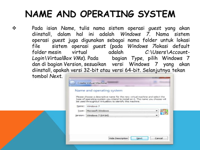 Membuat mesin virtual | PPT