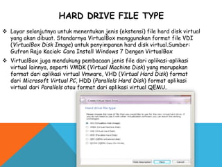 Membuat mesin virtual | PPT