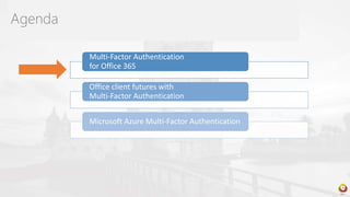 TugaIT 2017 Office 365 Multi-factor authentication with Microsoft Azure ...