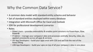 Common Data Model - A Business Database! | PPTX