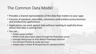 Common Data Model - A Business Database! | PPTX
