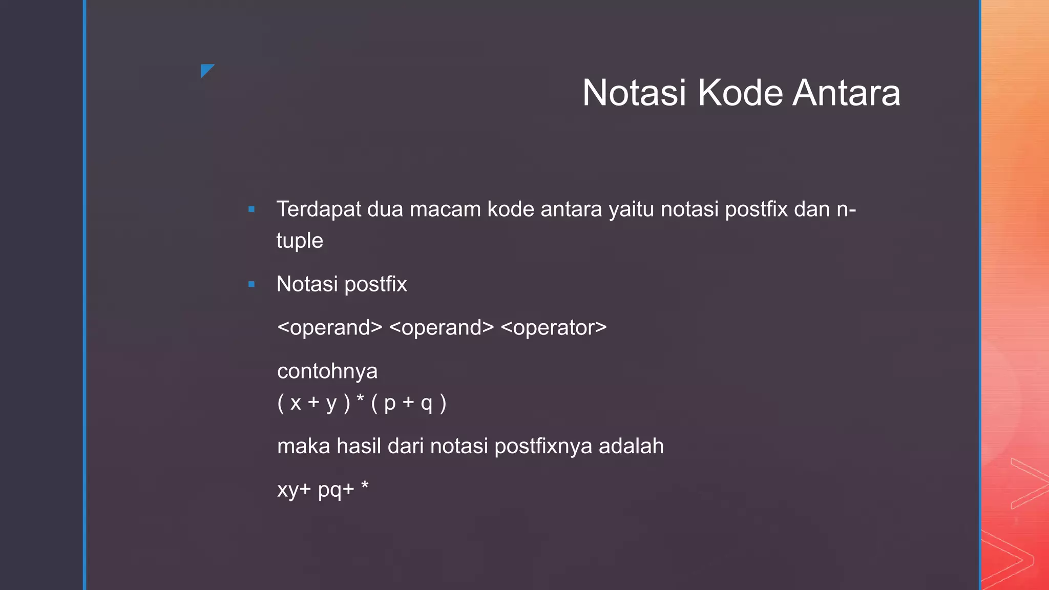 Desain Kompiler - Kode Antara | PPTX