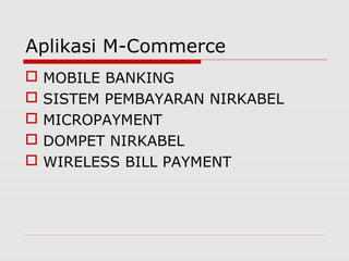 e-commerce dan m-commerce | PPT