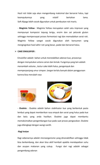 pastry and bakery | DOCX