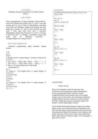 Tugas selamat riady algoritma | DOC