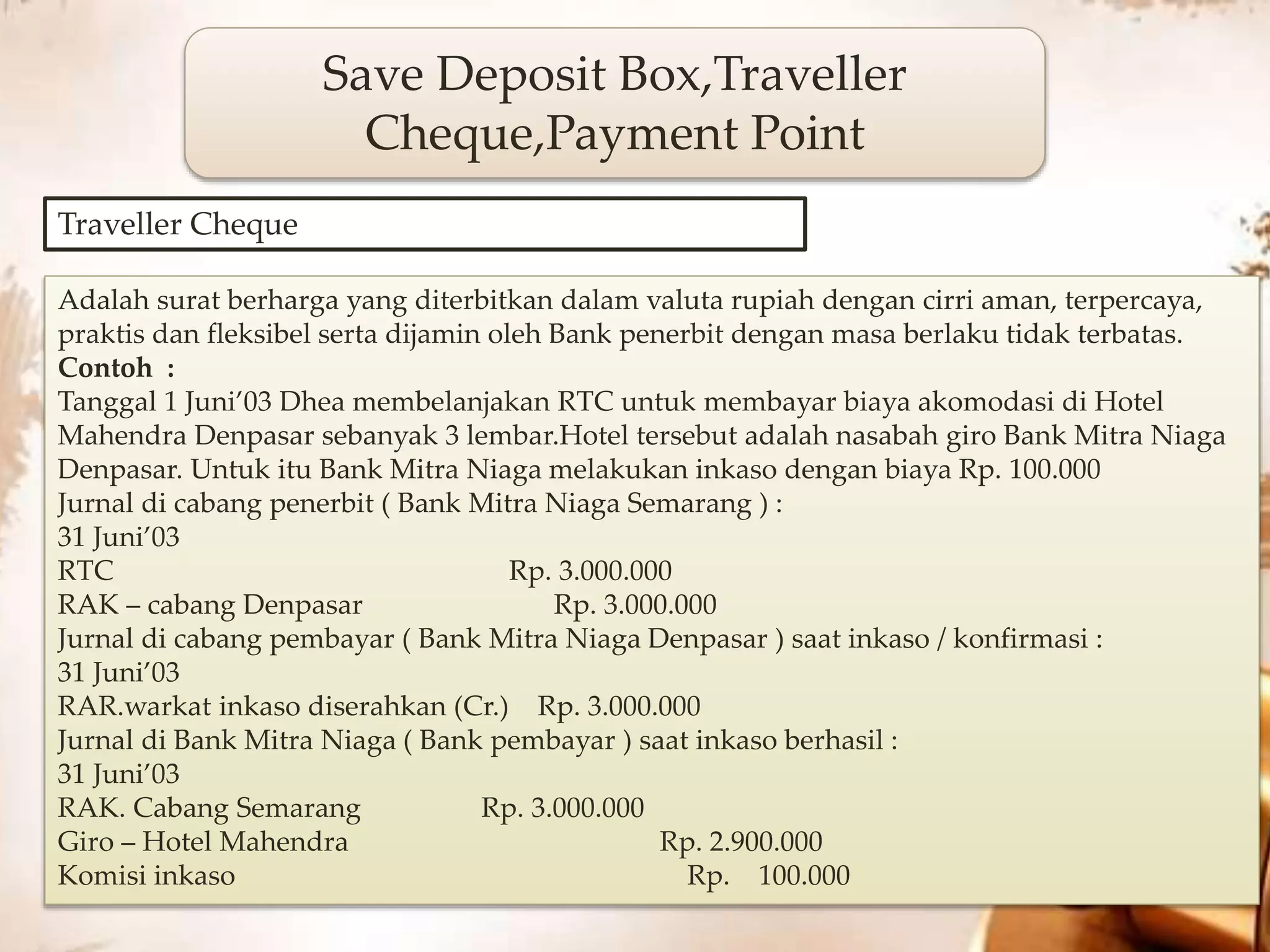 Akuntasi bank dan saja | PPTX