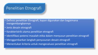 Ethnography and Narrative Research design | PPTX