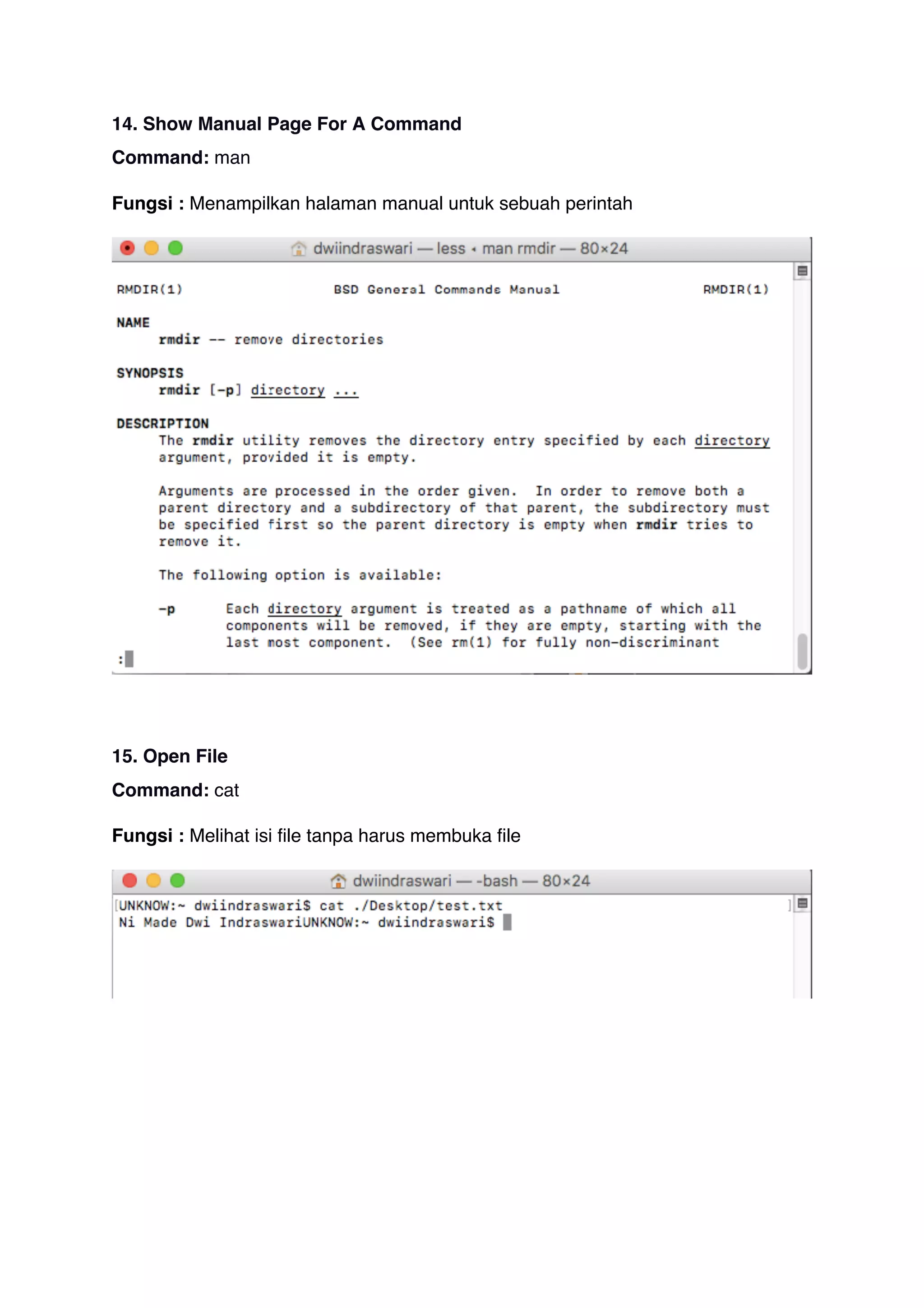 20 Command Line Pada Terminal | PDF