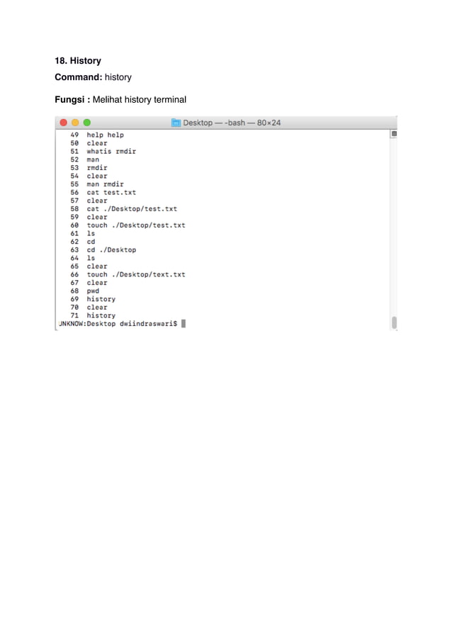 20 Command Line Pada Terminal | PDF