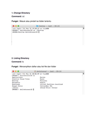 20 Command Line Pada Terminal | PDF