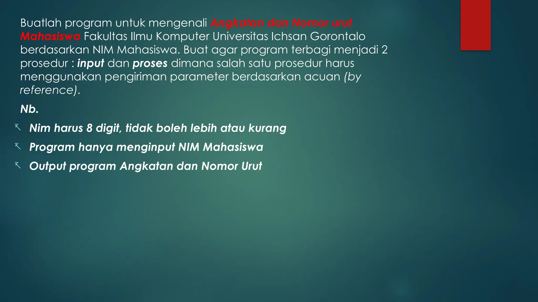 Tugas membuat program menghitung luas persegi panjang, segitiga dan ... Tugas membuat program menghitung luas persegi panjang, segitiga dan ...