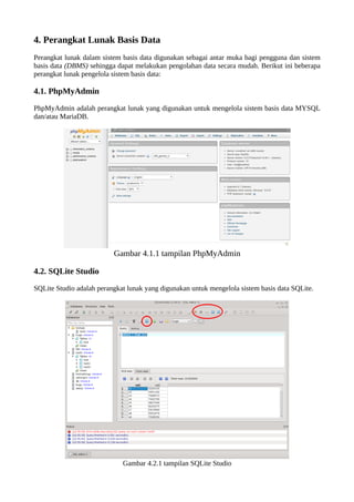 Basis Data dan Perangkat Lunak Pengolah Basis Data | PDF