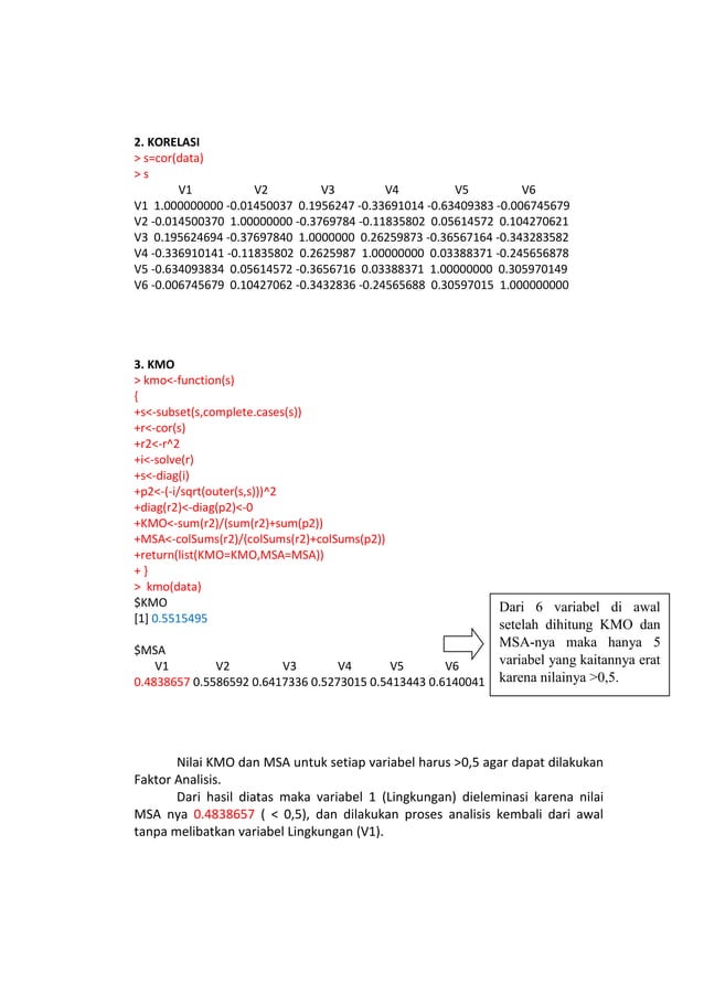 Explanatory Factor Analysis with R | PDF