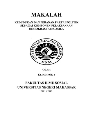 Tugas pkn-kedudukan-dan-peranan-partai-politik-sebagai-komponen ...