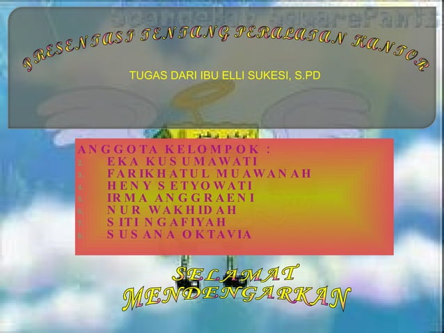 T U G A S P R E S E N T A S I P E R A L A T A N K A N T O R1 Ppt