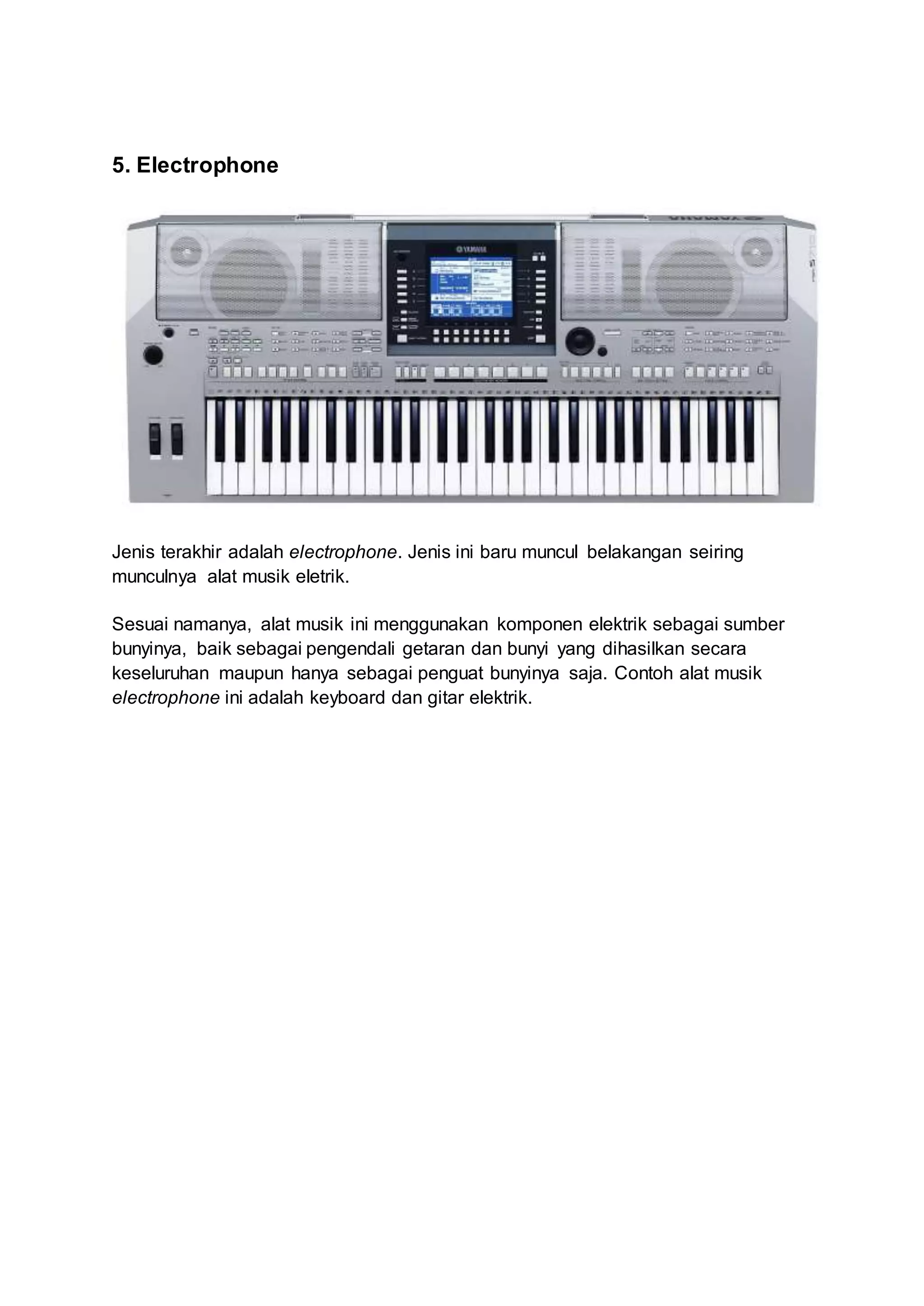 Alat Musik Berdasarkan Sumber Bunyinya | DOCX